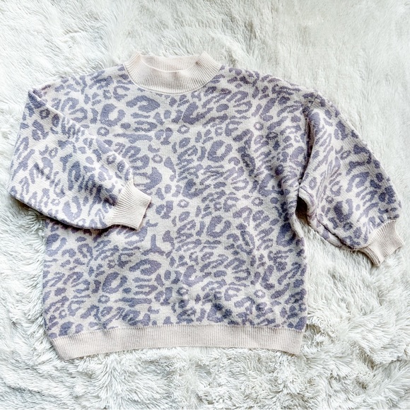 Goodnight Macaroon | Sweaters | Leopard Print Sweater | Poshmark
